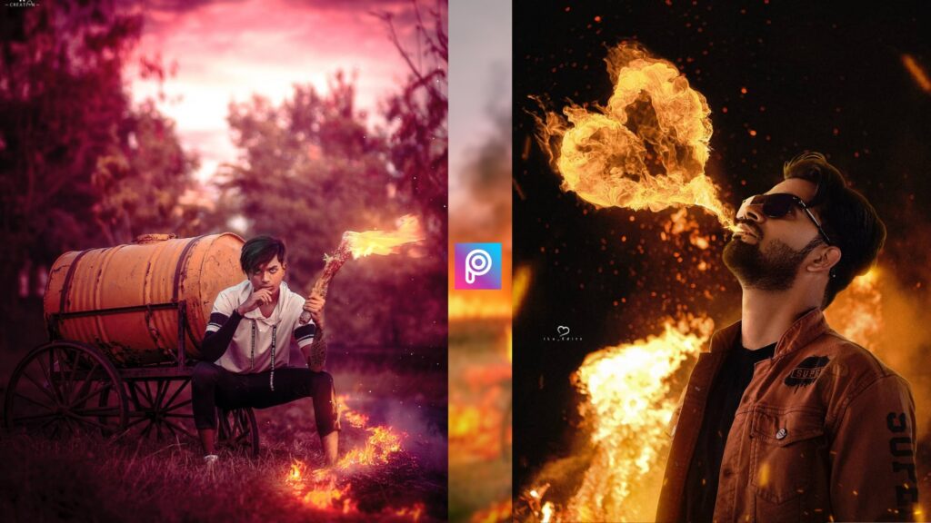 Burning Fire Photo Editing Background & Png Download 2021
